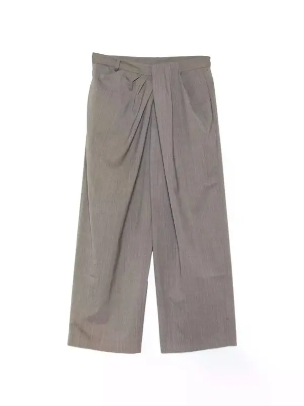 JNBY Straight-leg Cropped Pleated Trousers