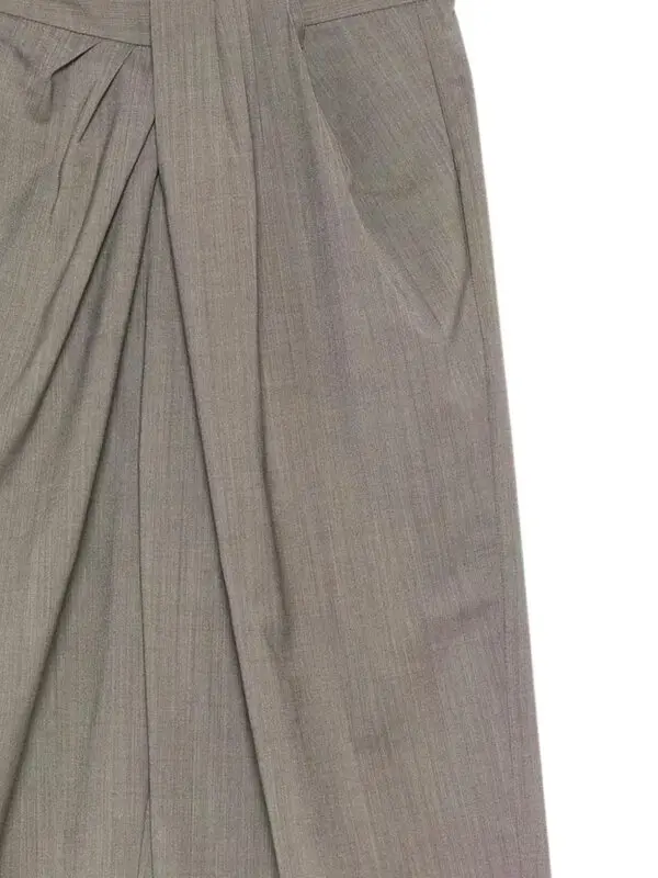 JNBY Straight-leg Cropped Pleated Trousers