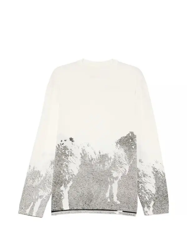 CROQUIS Goat-print Long-sleeve T-shirt