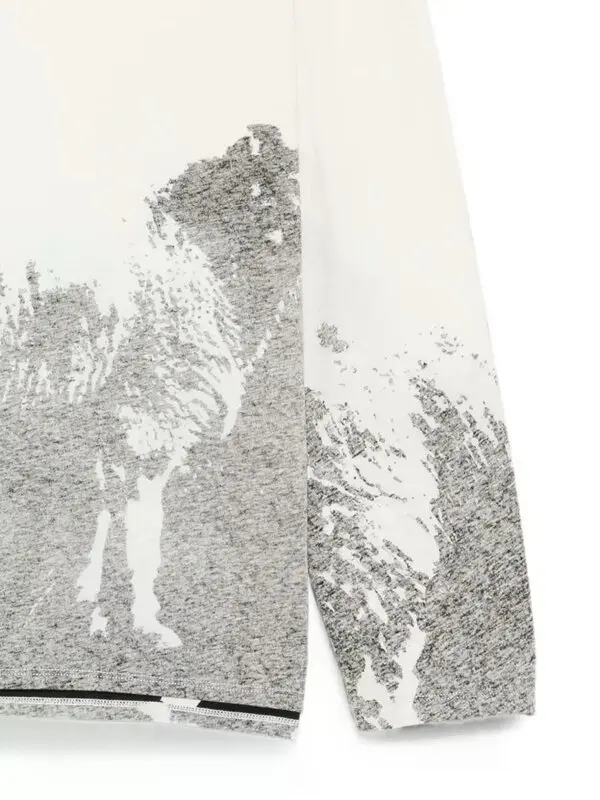 CROQUIS Goat-print Long-sleeve T-shirt