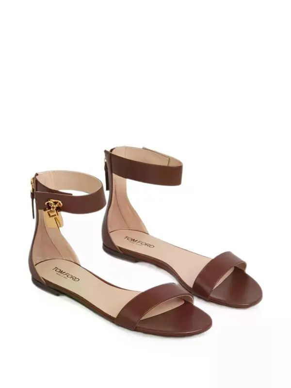 TOM FORD Padlock Ankle-strap Sandals