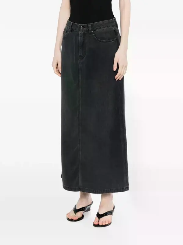 JNBY A-line Maxi Denim Skirt
