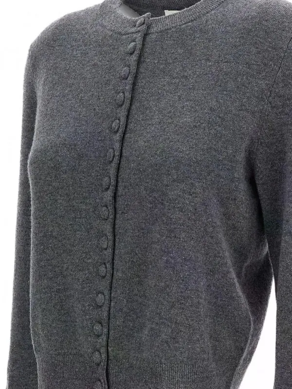 LISA YANG Cropped Button-up Cardigan - Grey