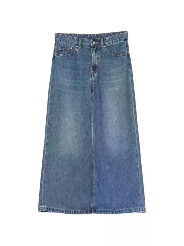 JNBY A-line Midi Denim Skirt