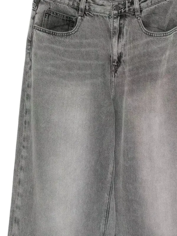 JNBY Wide-leg Washed Effect Trousers
