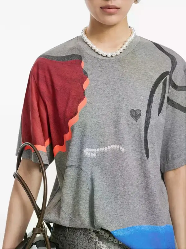 JNBY Abstract Print T-shirt