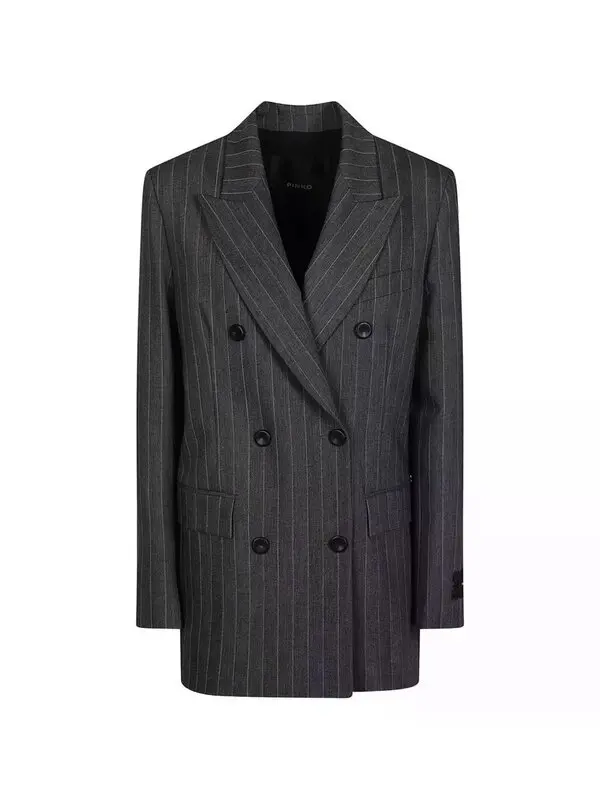 Pinko Pinstripe Double-breasted Blazer