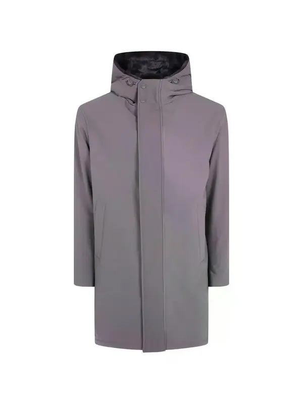 Herno Hooded Jacket With Concealed Fastening