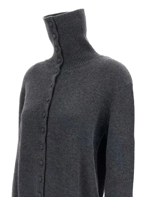 LISA YANG Mock-neck Cashmere Cardigan