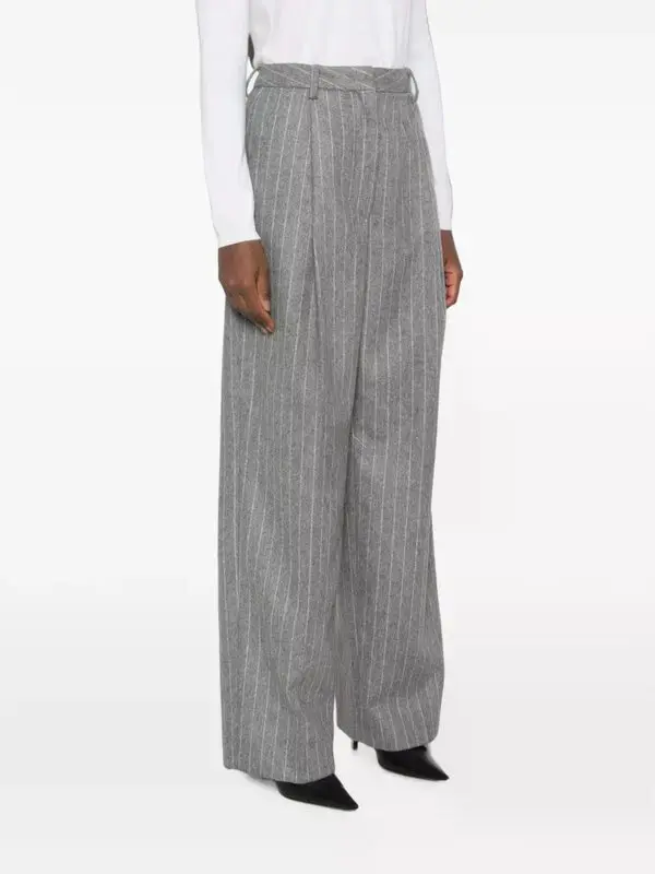THELATEST E-axel Pinstripe-pattern Tailored Trousers