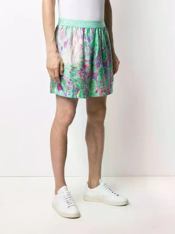 Stella McCartney Oil Swirl Shorts