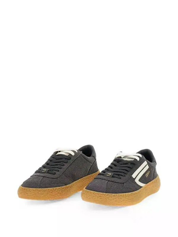 PURAAI Logo-stitch Low-top Sneakers