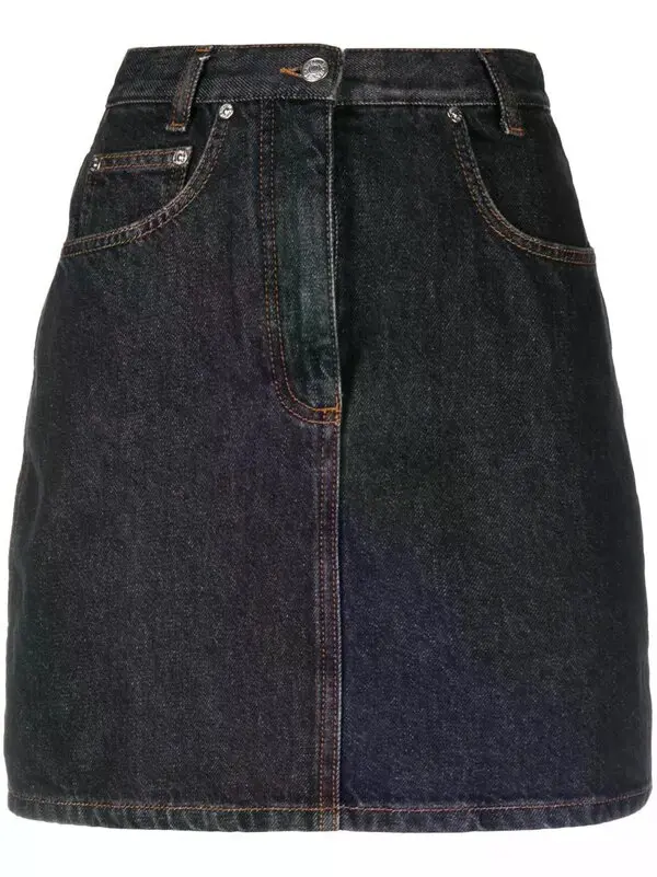 Moschino High-waist Denim Mini Skirt