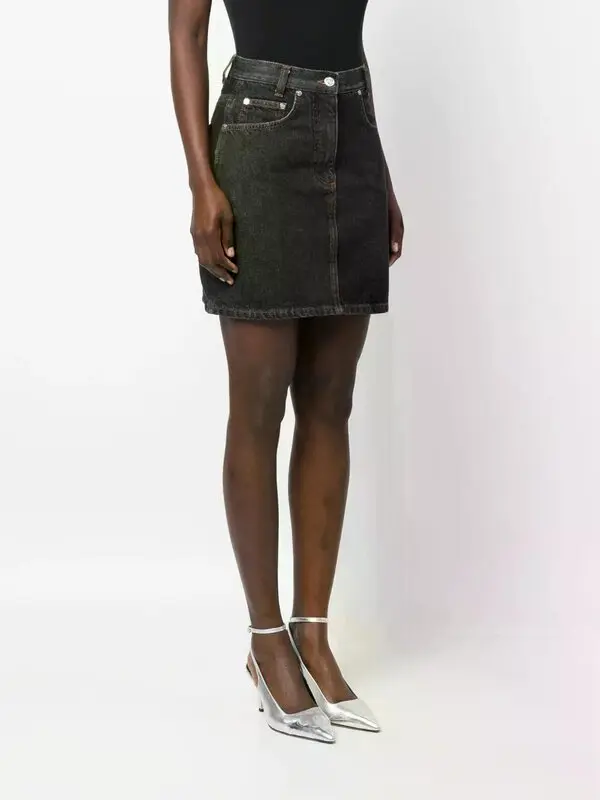 Moschino High-waist Denim Mini Skirt