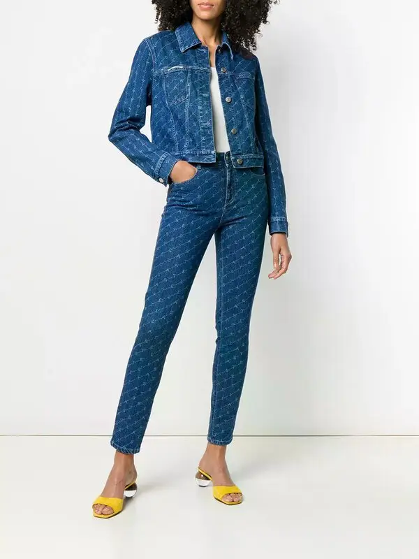 Stella McCartney Monogram Skinny Jeans