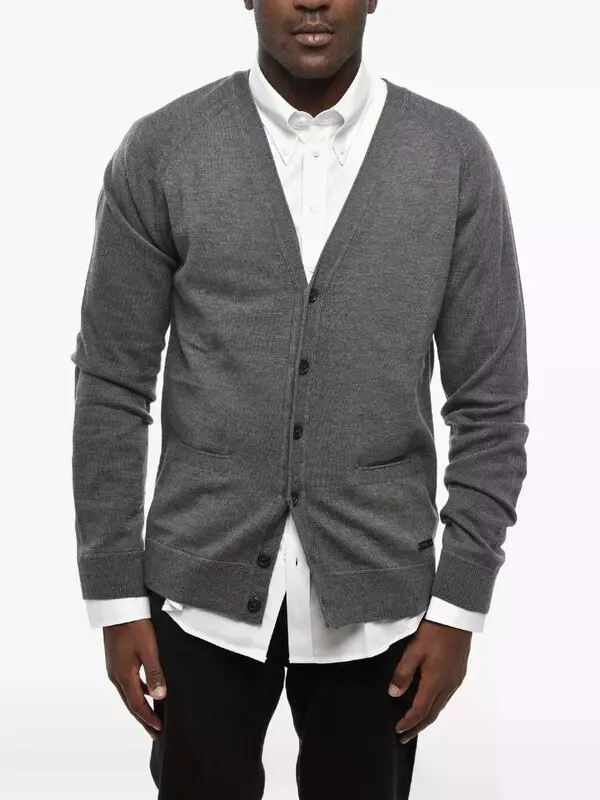 Dsquared2 Patch-pocket V-neck Cardigan