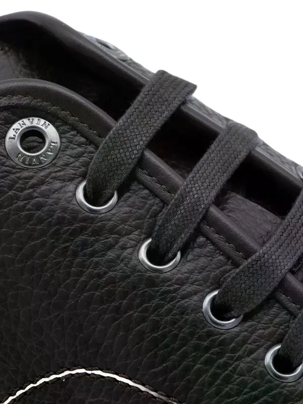 LANVIN Dbb1 Sneakers In Nappa And Grained Leather