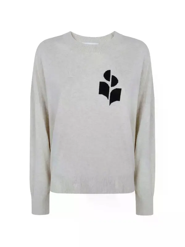MARANT ETOILE Marisans Logo-intarsia Sweater