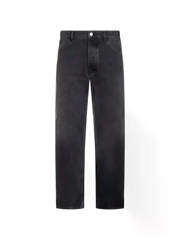 Marni Logo-patch Straight-leg Jeans