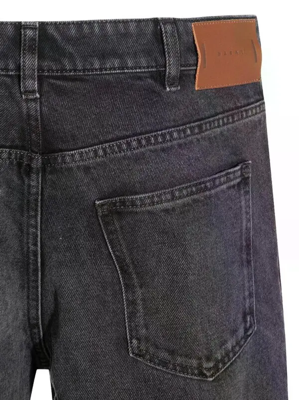 Marni Logo-patch Straight-leg Jeans