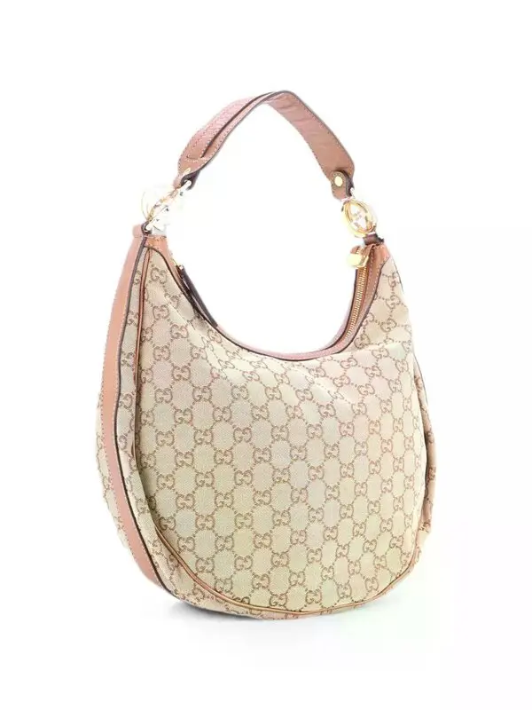 Gucci Twins Gg Canvas Medium Hobo Bag