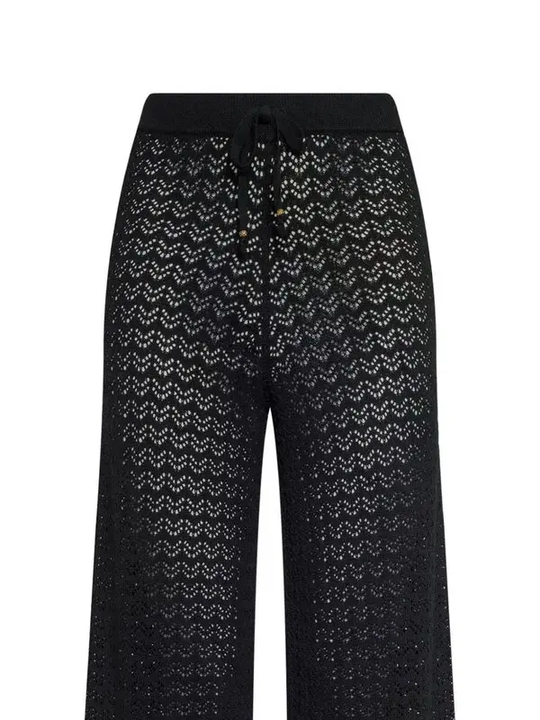 L'Agence Gaelle Pointelle-knit Trousers