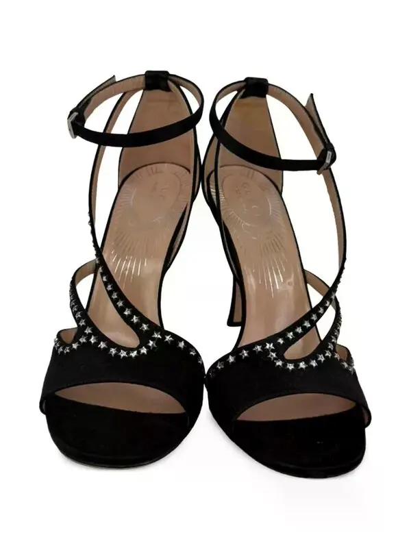 Gucci Star Embellished Gg Sandals
