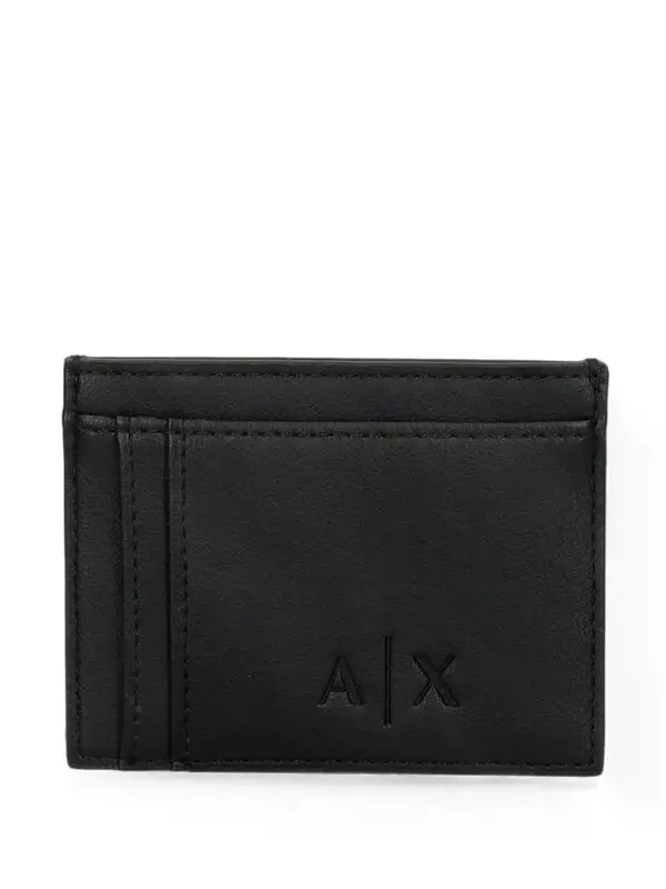 Armani Exchange Logo-embossed Card Holder
