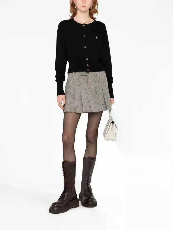 VIVIENNE WESTWOOD Orb Logo-embroidered Cardigan