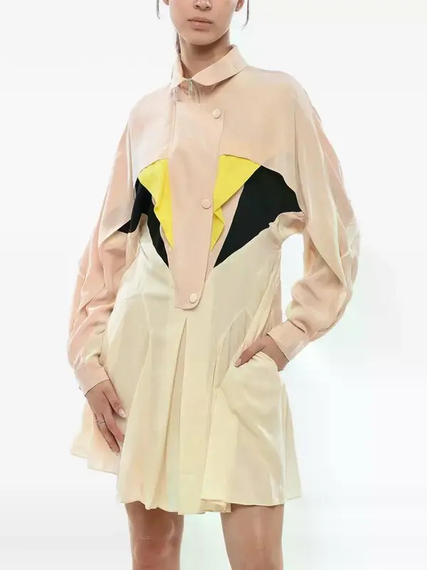 Stella McCartney Mini Margot Contrast-detail Dress
