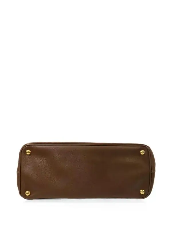 Prada Galleria Saffiano Tote Bag - Brown