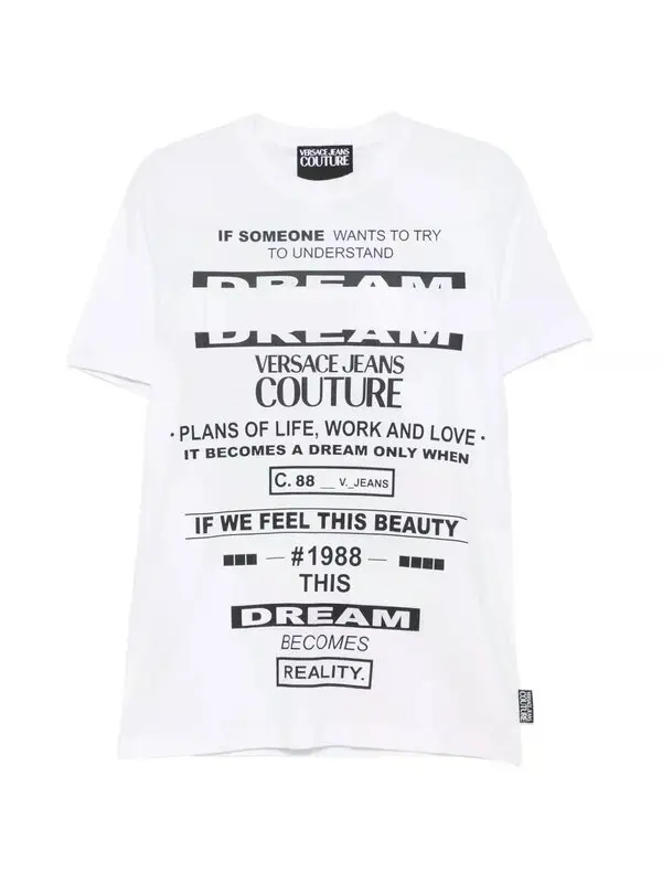 Versace Slogan-print T-shirt