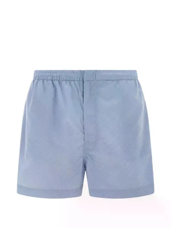 FERRAGAMO Gancini Jacquard Swim Shorts