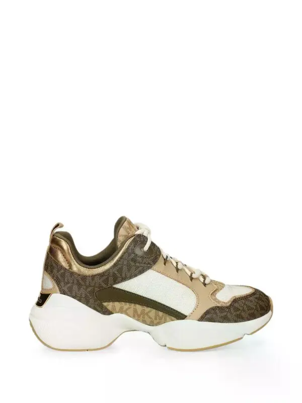 Michael Kors Monogram-print Panelled Sneakers