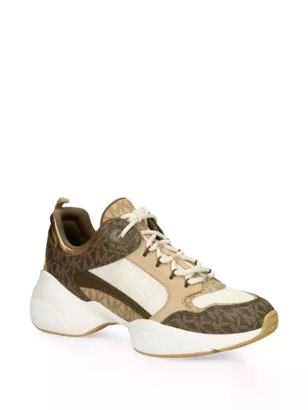Michael Kors Monogram-print Panelled Sneakers