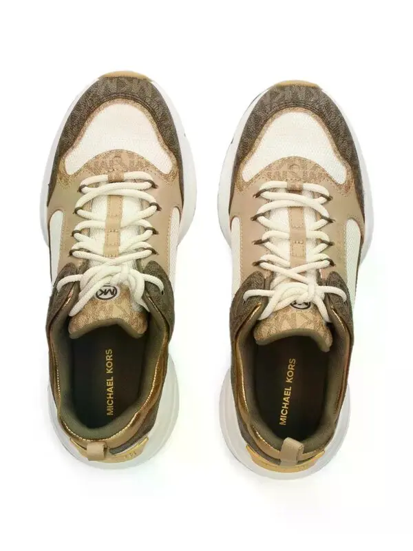 Michael Kors Monogram-print Panelled Sneakers
