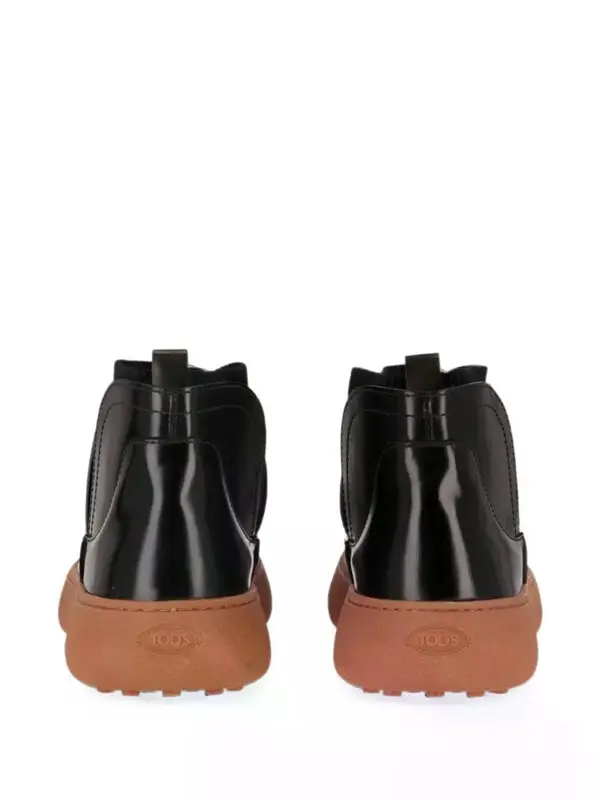 TOD'S Logo-embossed Platform Ankle Boots