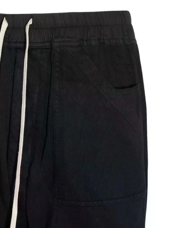 Rick Owens Drawstring-waist Drop-crotch Trousers