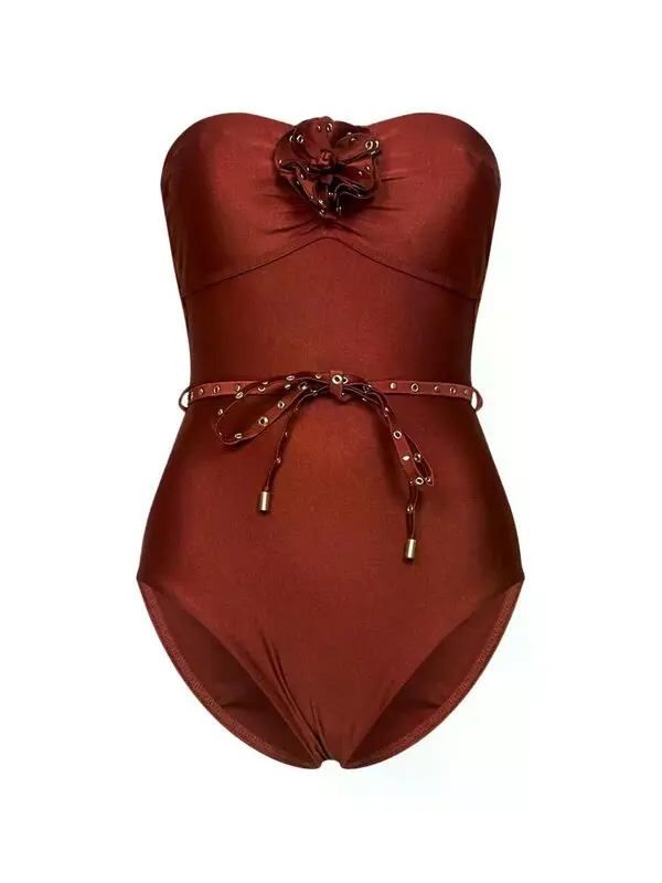 Zimmermann Indra Studded Flower One-piece
