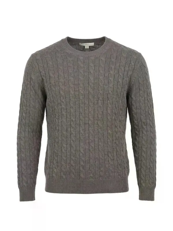 Malo Cable Knit Crew Neck Sweater
