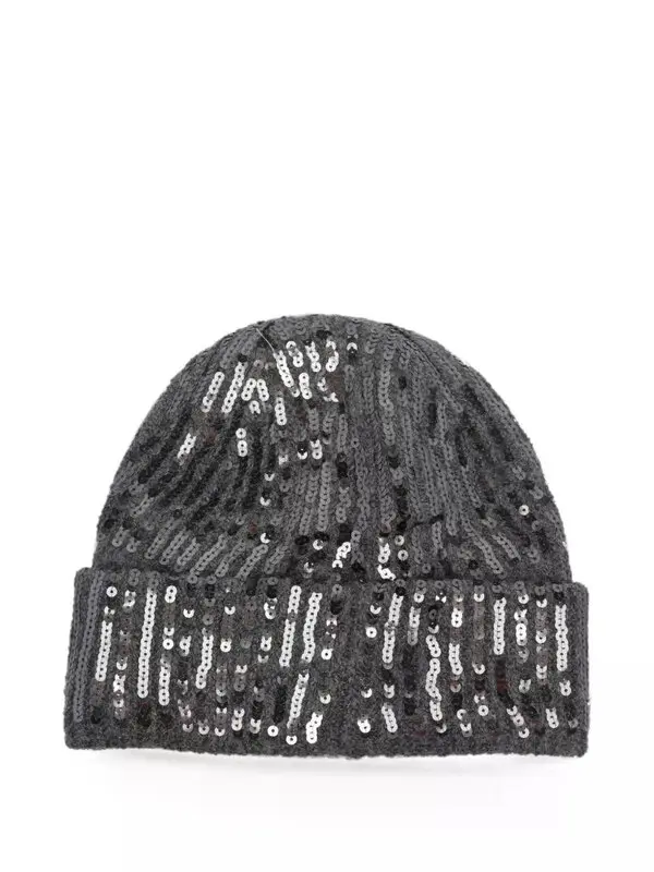 Pinko Bembusa Sequin Beanie Hat