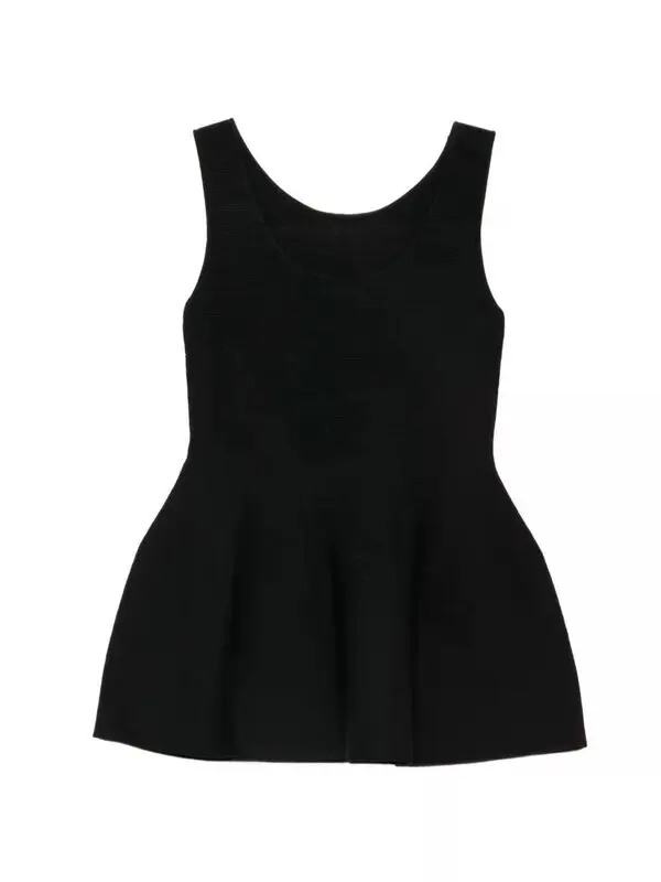 LESS Peplum Knitted Top