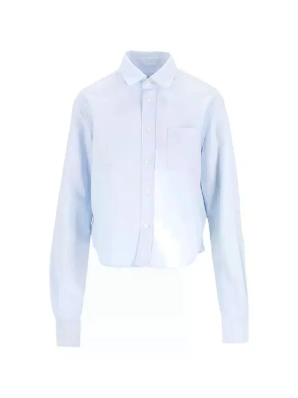 AMI Paris De Coeur Cropped Shirt