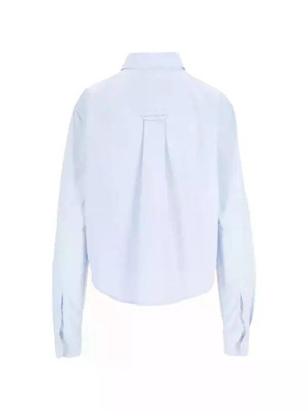 AMI Paris De Coeur Cropped Shirt