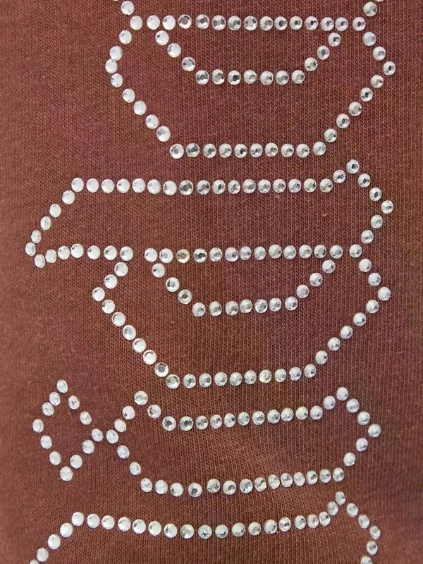 Adidas Rhinestone Logo Track Pants