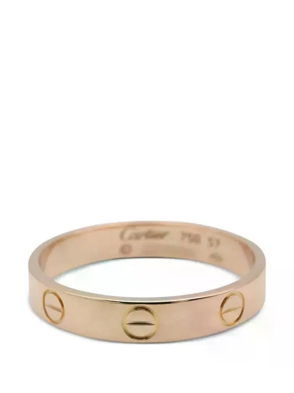 Cartier 18k Rose Gold Mini Love Ring