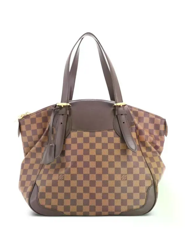 LOUIS VUITTON Damier Verona Mm Shoulder Bag - Brown