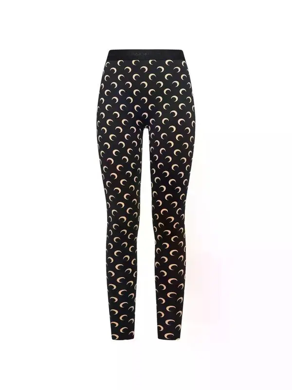 MARINE SERRE Moon-print Leggings