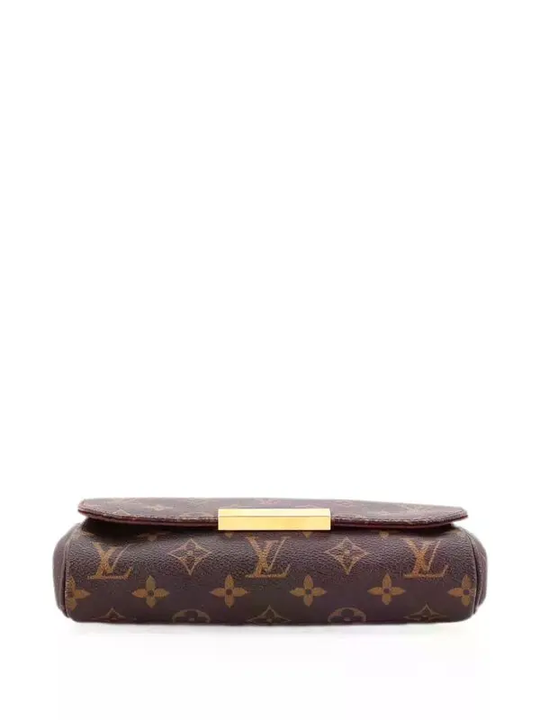 LOUIS VUITTON Monogram Canvas Pm Clutch Bag - Brown