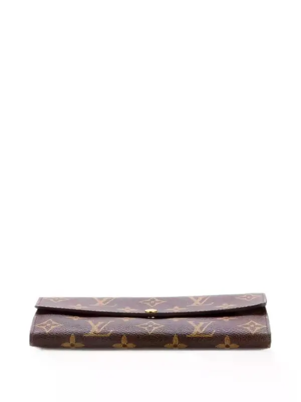 LOUIS VUITTON Sarah Wallet Monogram Canvas Small Wallets